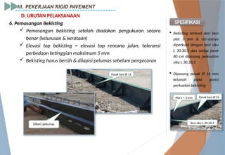 Metode Pelaksanaan Rigid Pavement Proyek Rest Area Pandaan - Manual.pptx