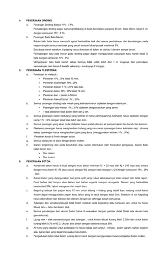 Metode pelaksanan pekerjaan | PDF