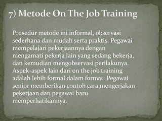 Metode & pelatihan | PPTX