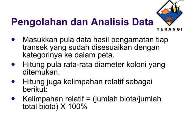 Metode pemantauan terumbu karang | PPT