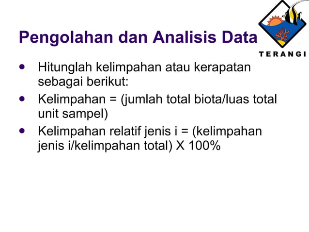 Metode pemantauan terumbu karang | PPT