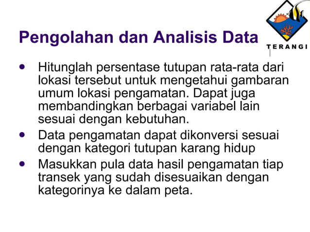 Metode pemantauan terumbu karang | PPT