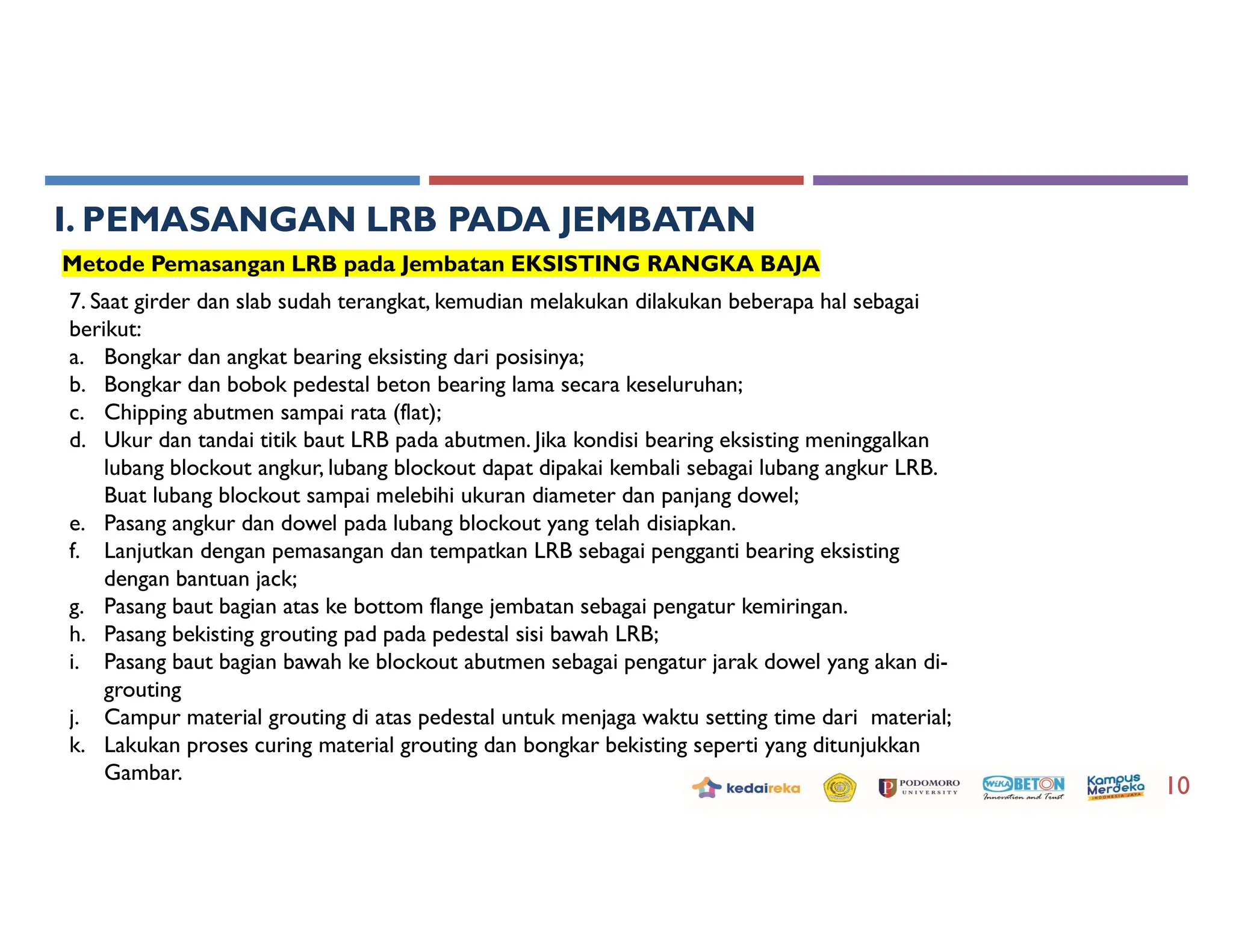 metode & pemasangan Base Isolator Jembatan dan Gedung.pdf