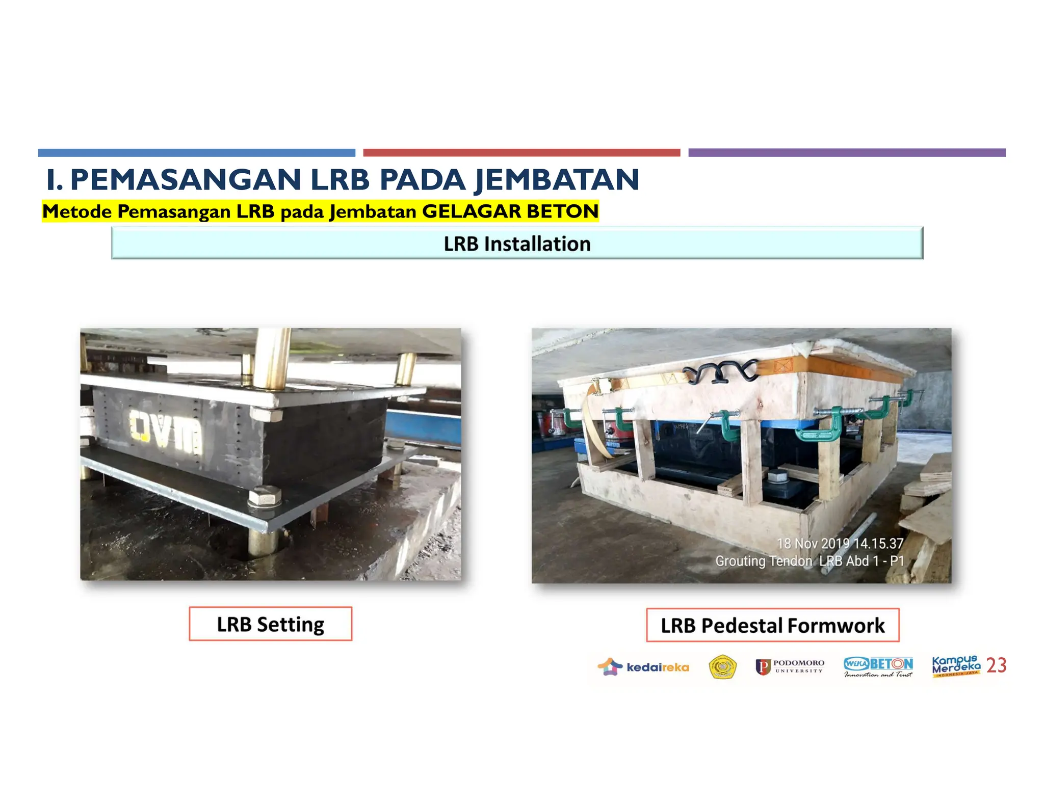 metode & pemasangan Base Isolator Jembatan dan Gedung.pdf