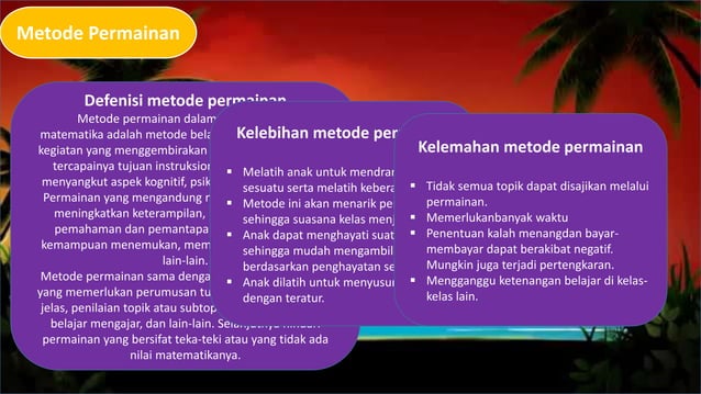 Metode pembelajaran mtk (2) | PPTX