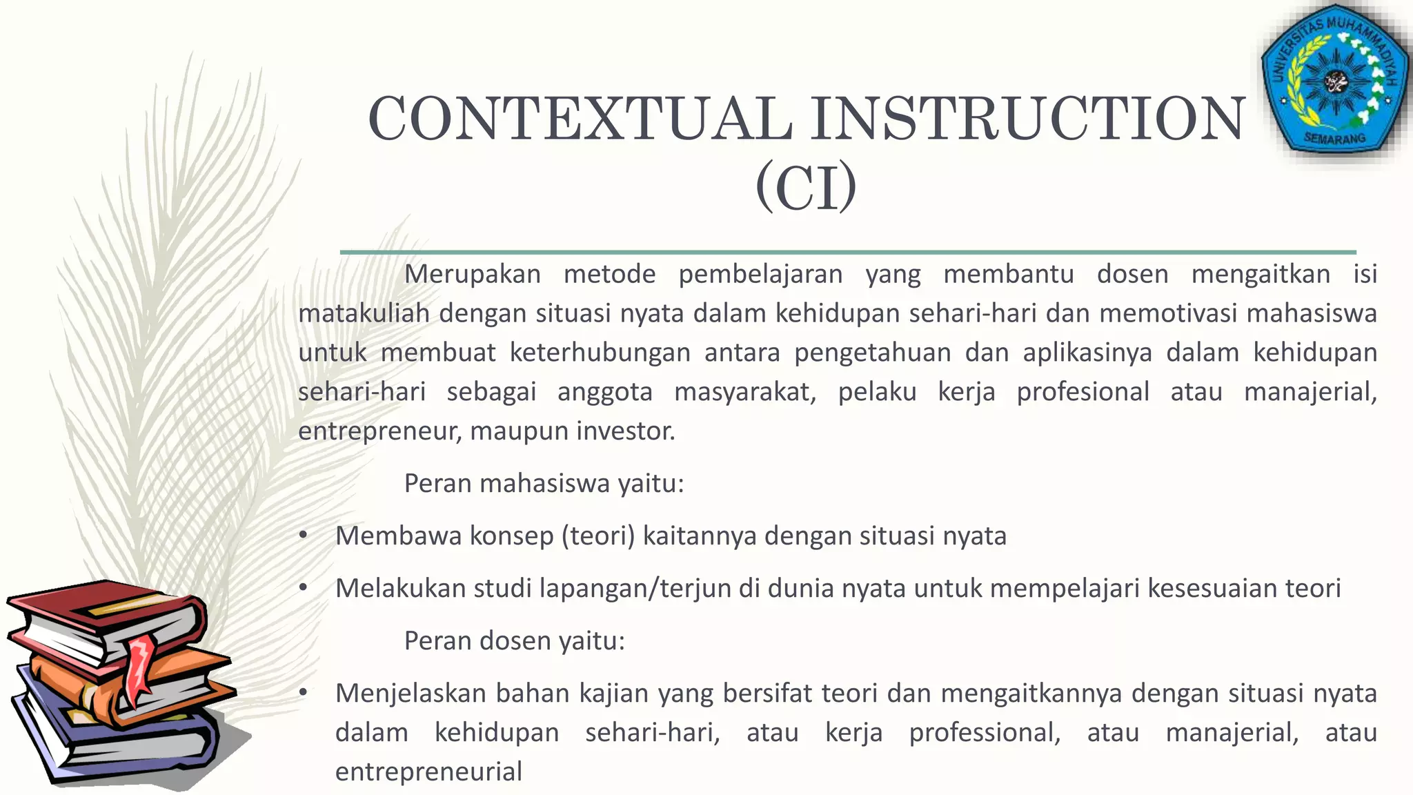 Metode pembelajaran SCL (Student Centered Learning) | PPTX