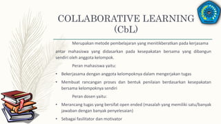 Metode pembelajaran SCL (Student Centered Learning) | PPTX
