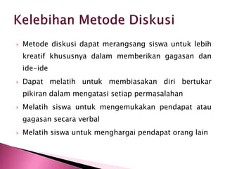 Bentuk Metode Pembelajaran sosiologi | PPTX