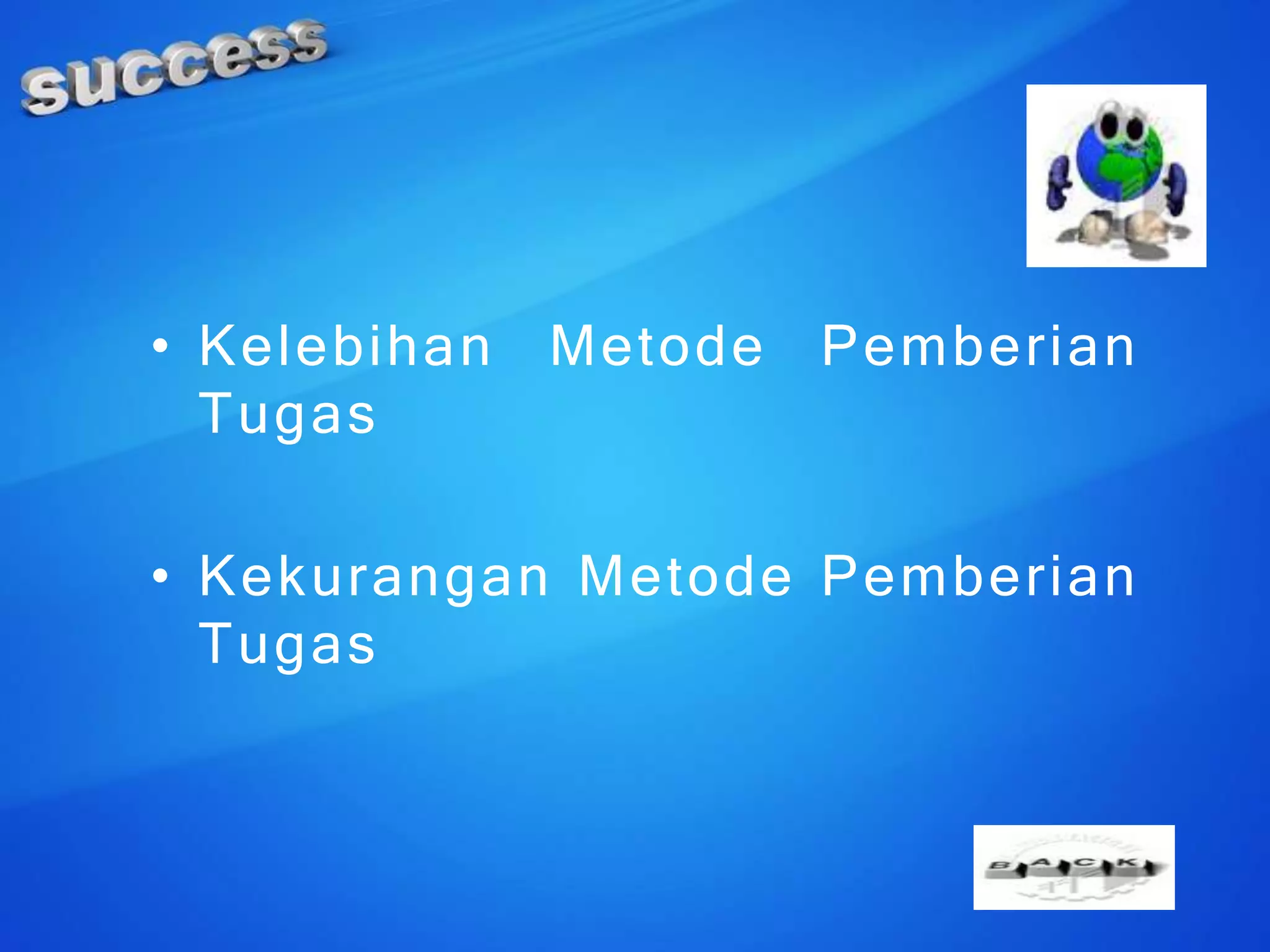 Metode pemberian tugas dan metode karyawisata | PPT