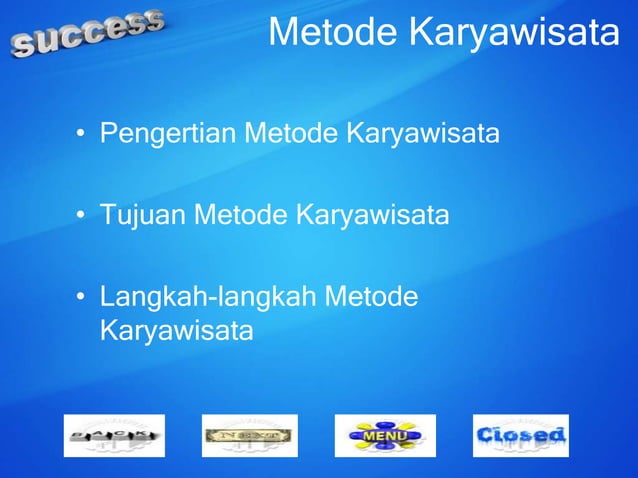 Metode pemberian tugas dan metode karyawisata | PPT