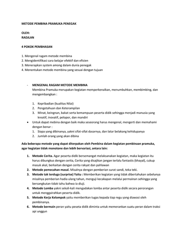 METODE PEMBINA PRAMUKA PENEGAK.docx