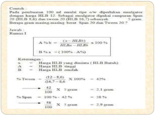 Metode pembuatan emulsi | PPTX