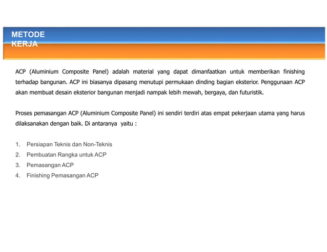 METODE PEMBUATAN RANGKA ACP.pptx