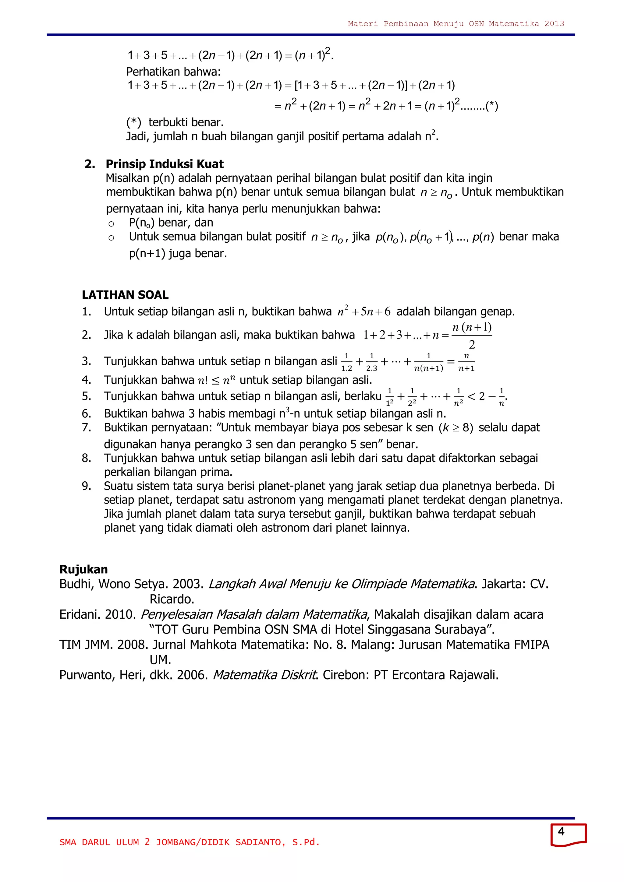 Metode pembuktian matematika | PDF