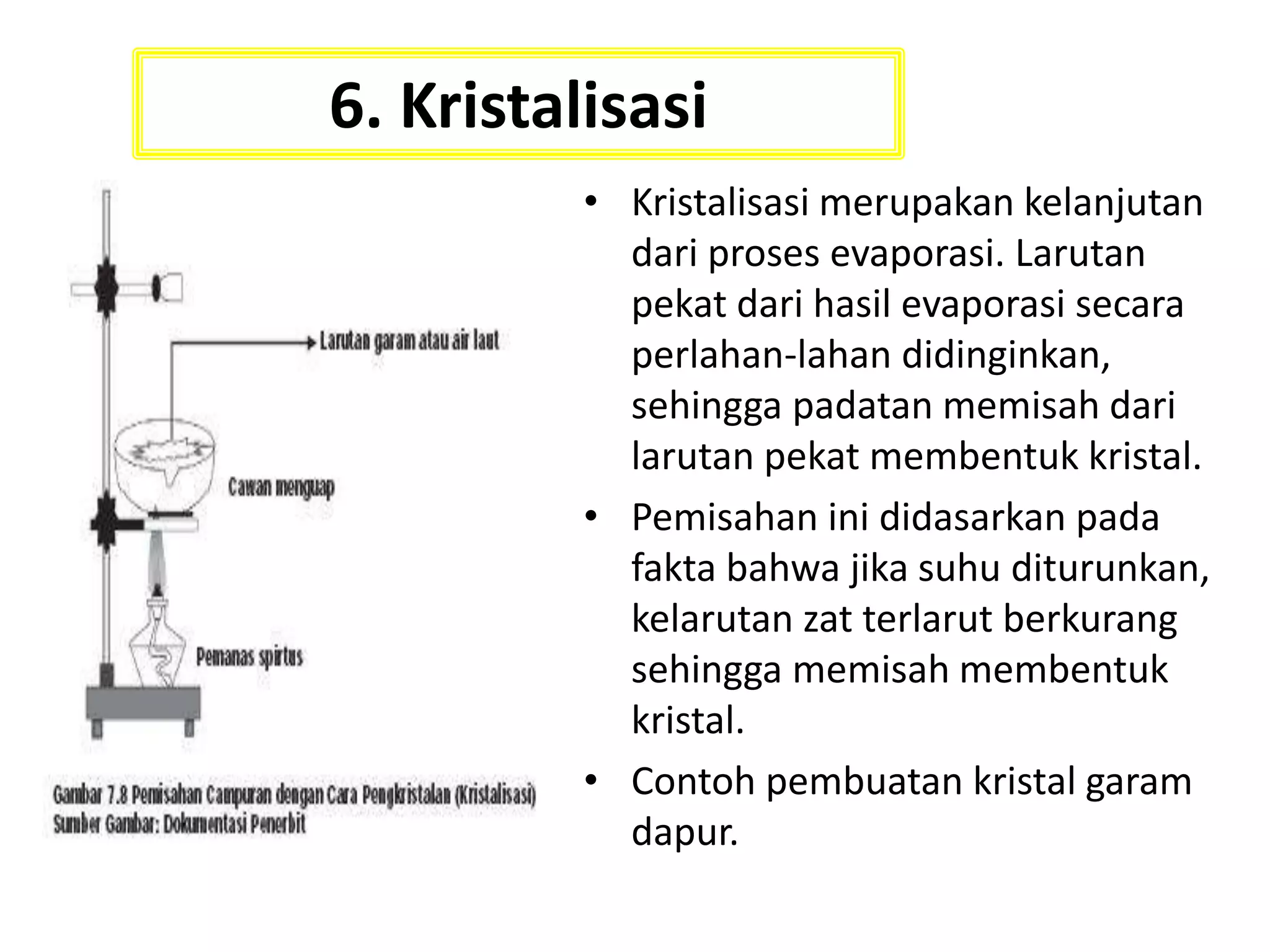 Metode pemisahan | PPTX
