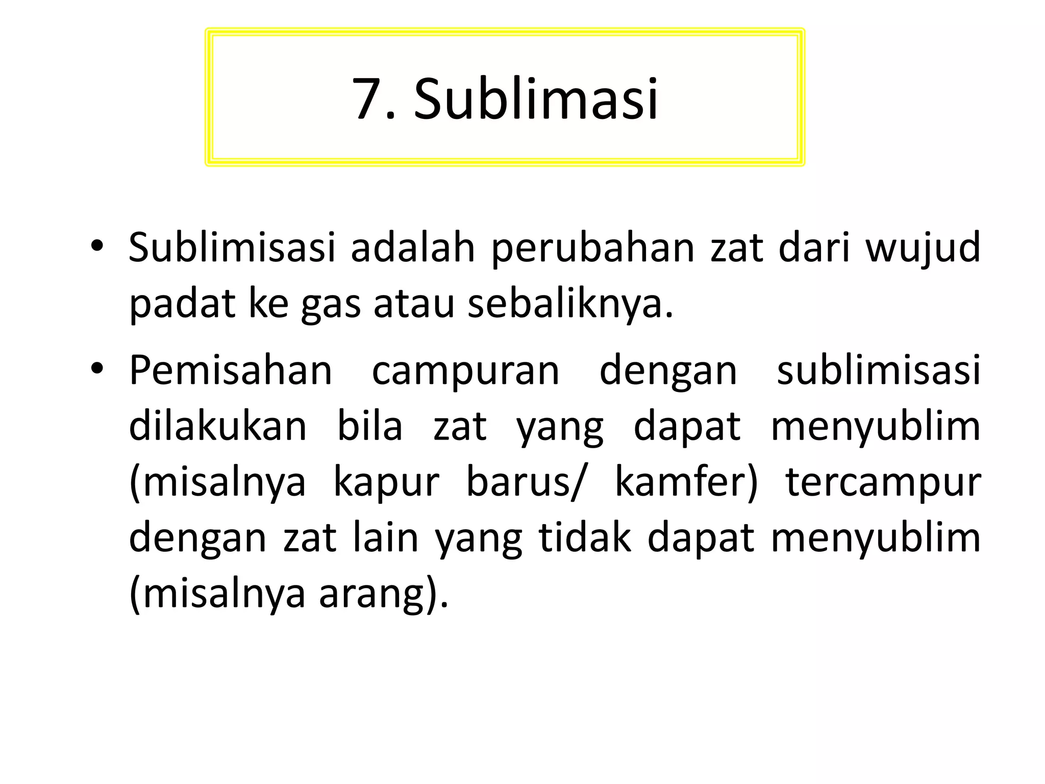 Metode pemisahan | PPTX