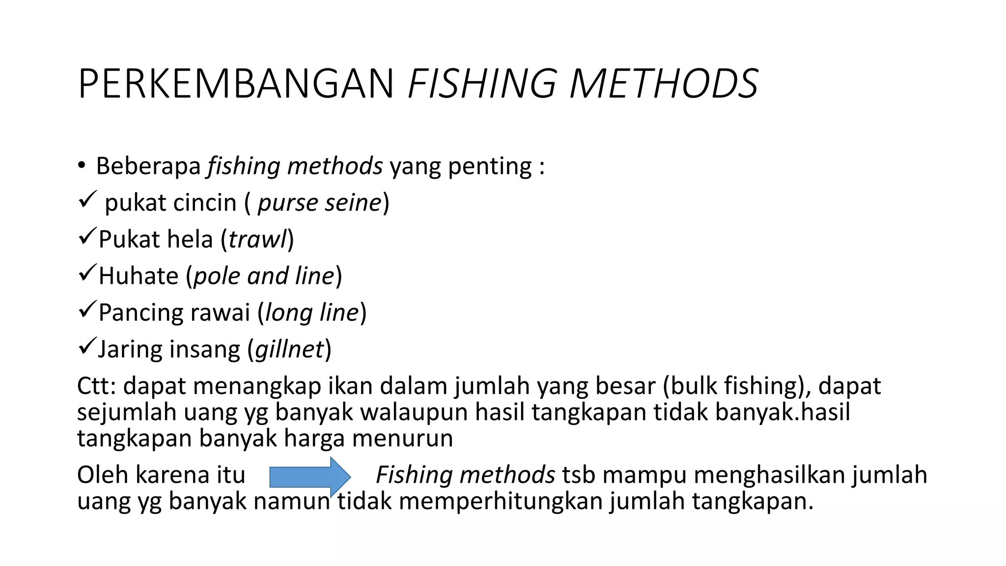 Metode penangkapan ikan rft | PPTX