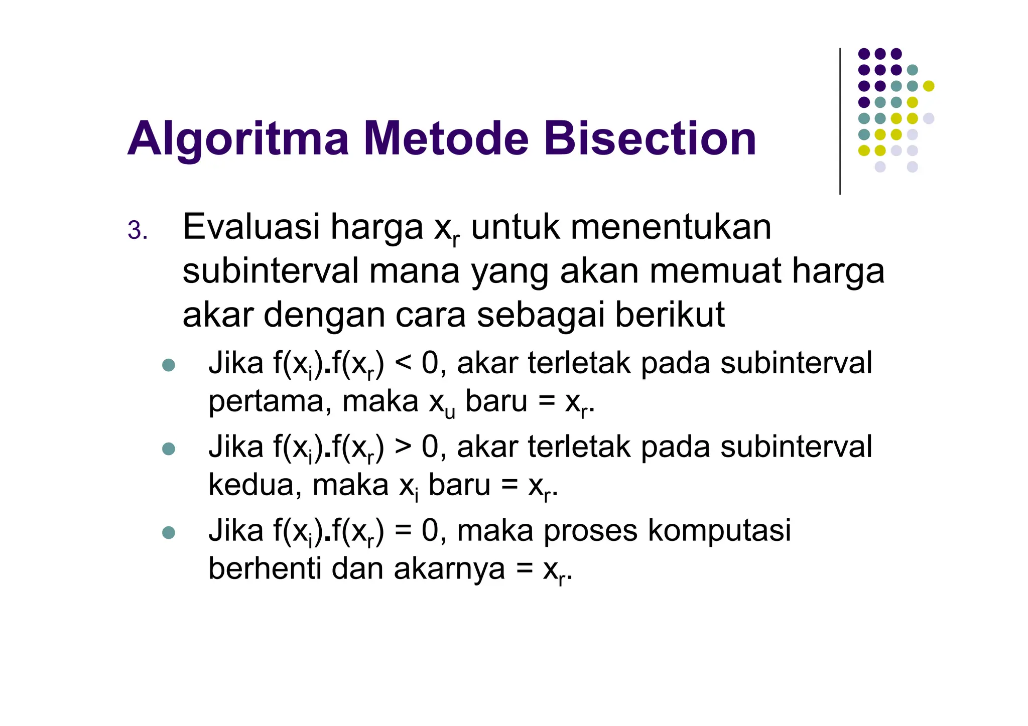 Metode Pencarian Akar_Metode Numerik.pdf | Free Download