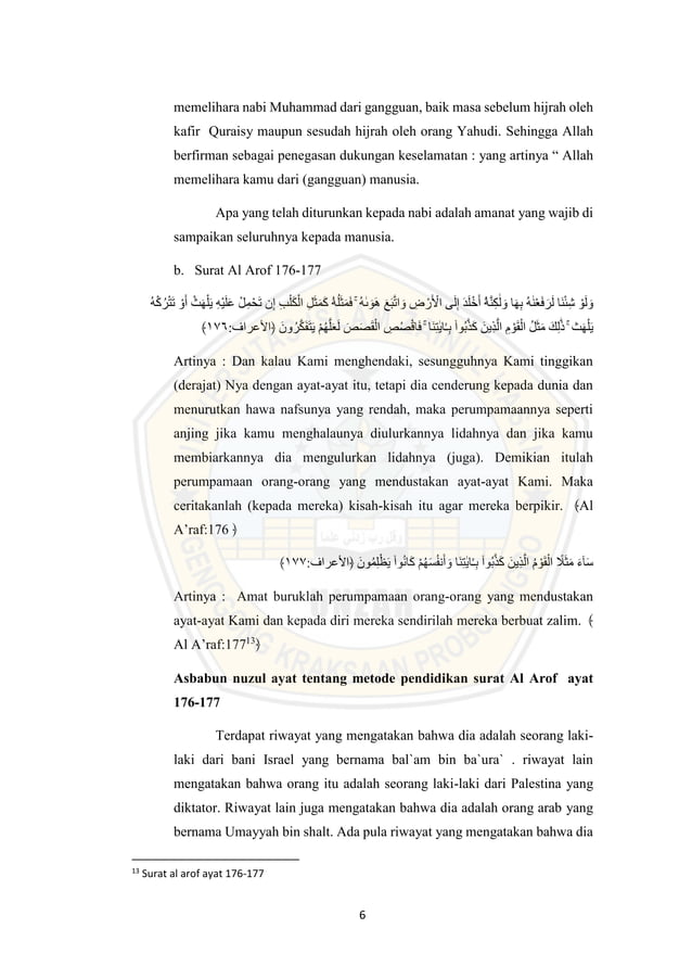 Metode Pendidikan dalam Perspektif Alquran Surat Al Maidah Ayat 67 dan Al A`Rof Ayat 176-177.pdf