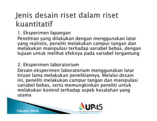 Metode Penelitian - Pertemuan ke III- Rancangan Penelitian.pdf