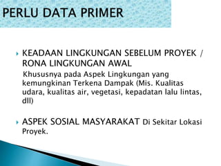 Metode penelitian UKL UPL | PPT