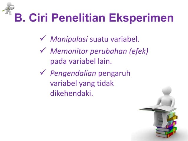 Metode penelitian eksperimental | PPTX