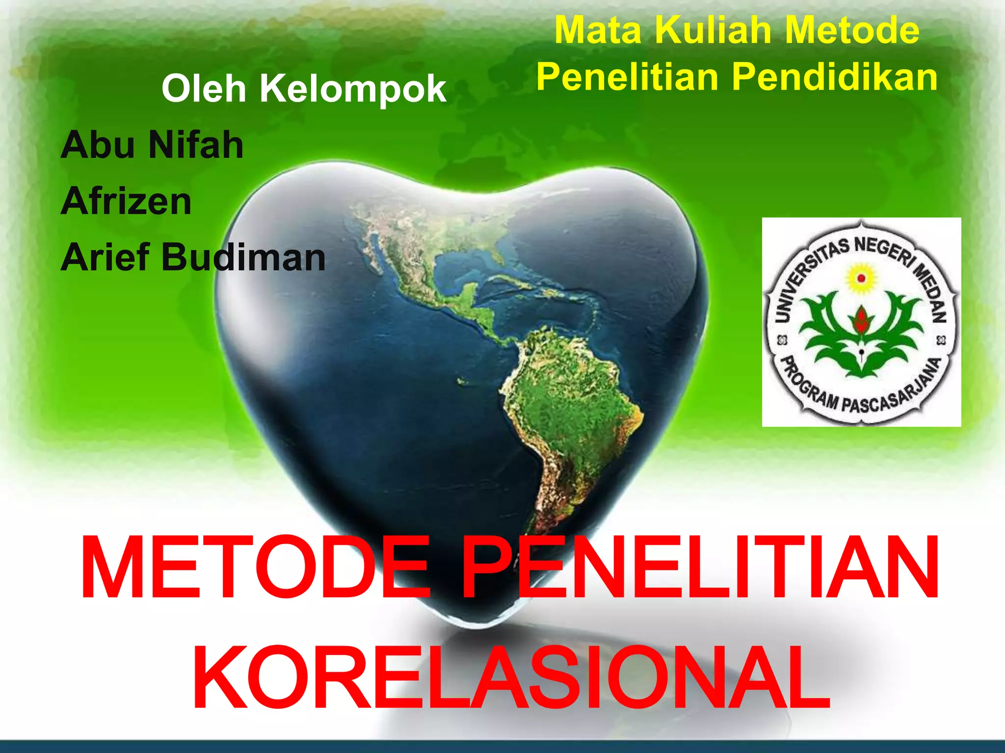 METODE PENELITIAN KORELASIONAL | PPTX