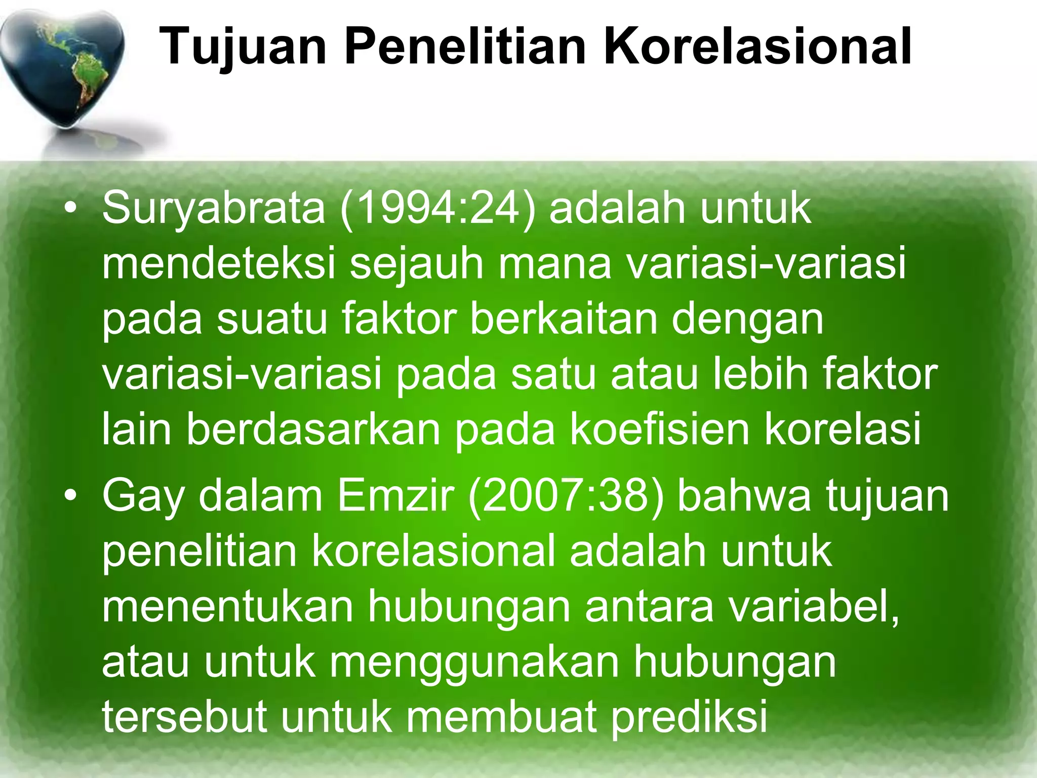 METODE PENELITIAN KORELASIONAL | PPTX