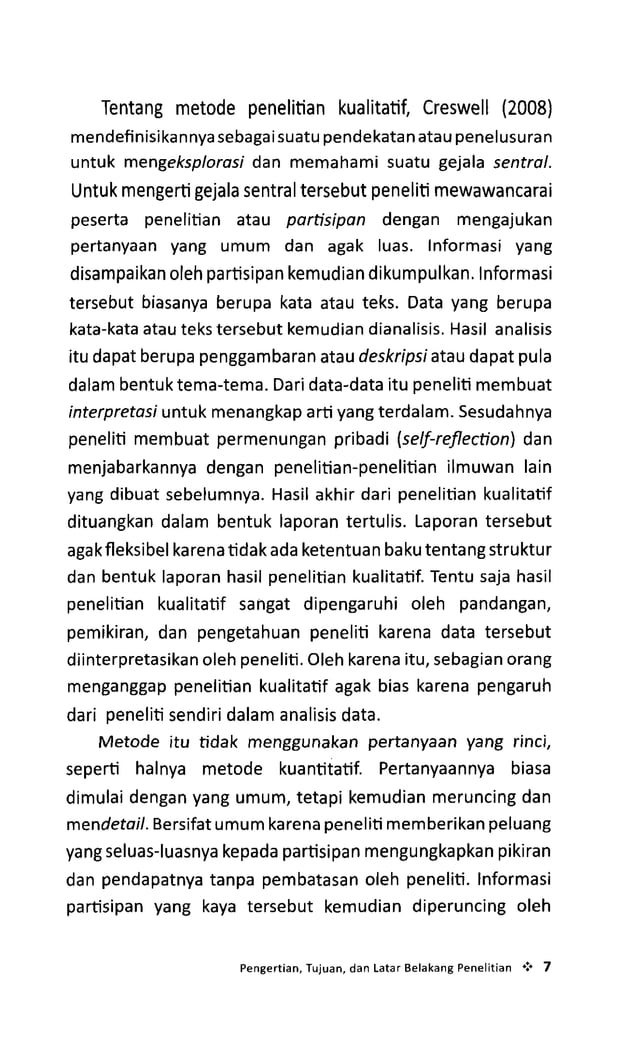 Metode penelitian kualitatif 2 | PDF