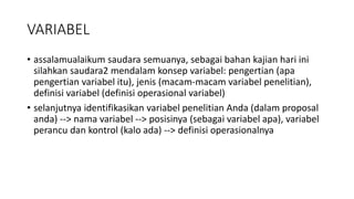 Metode penelitian (research method) | PPTX