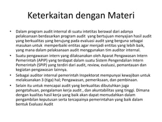 Metode penelitian terkait auditor internal .pptx