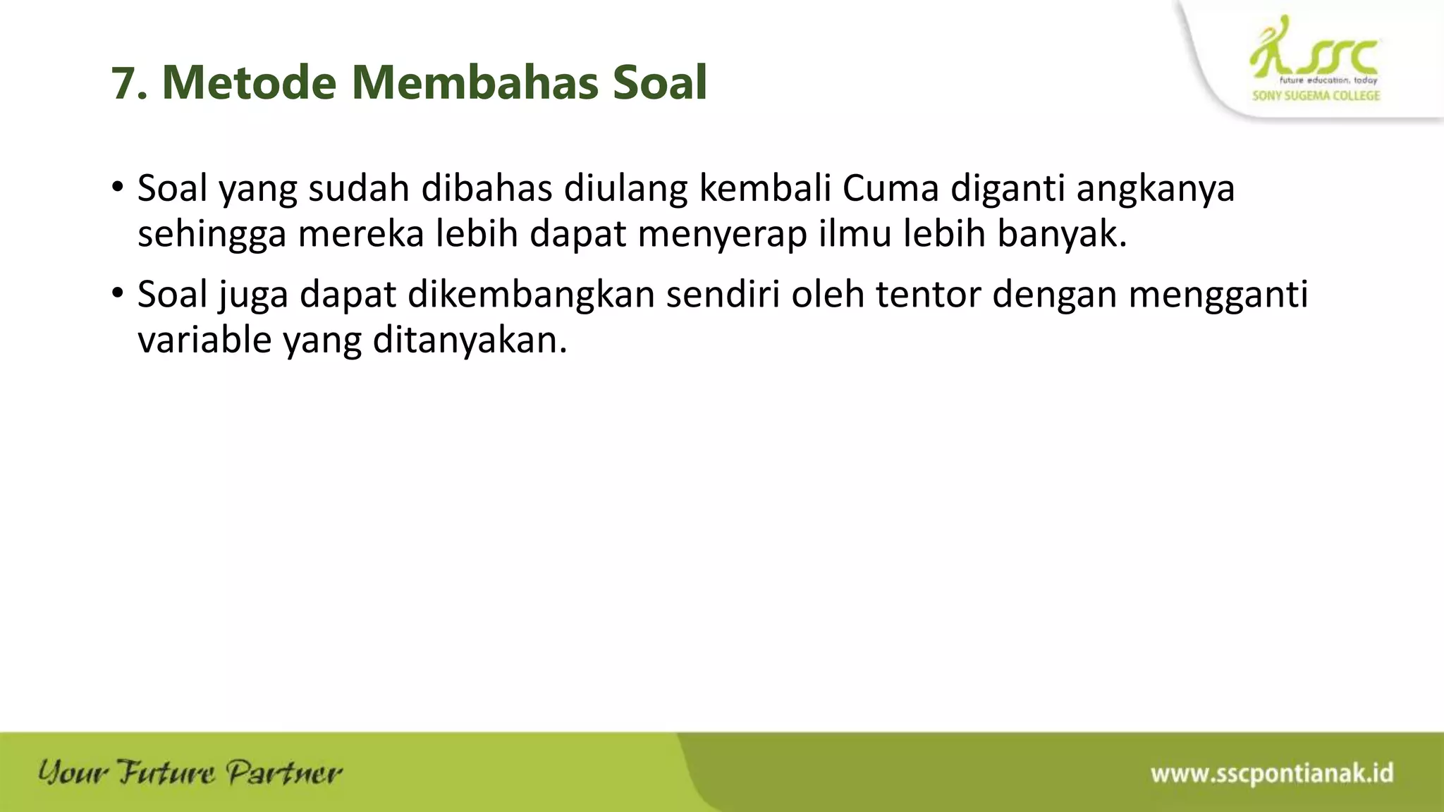 Macam-Macam Metode Pengajaran | PPTX