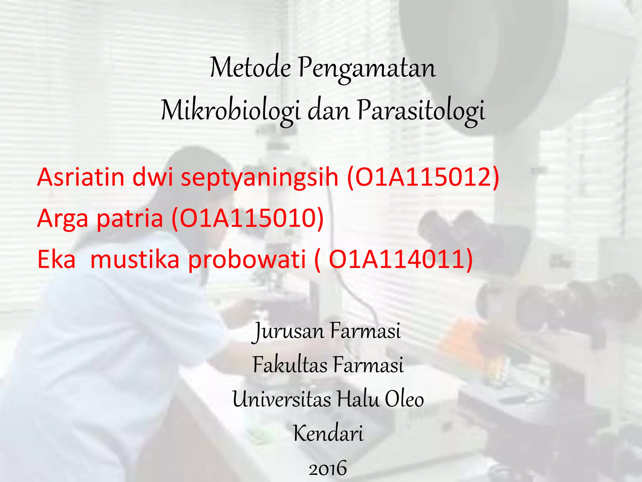 Metode Pengamatan | PPT