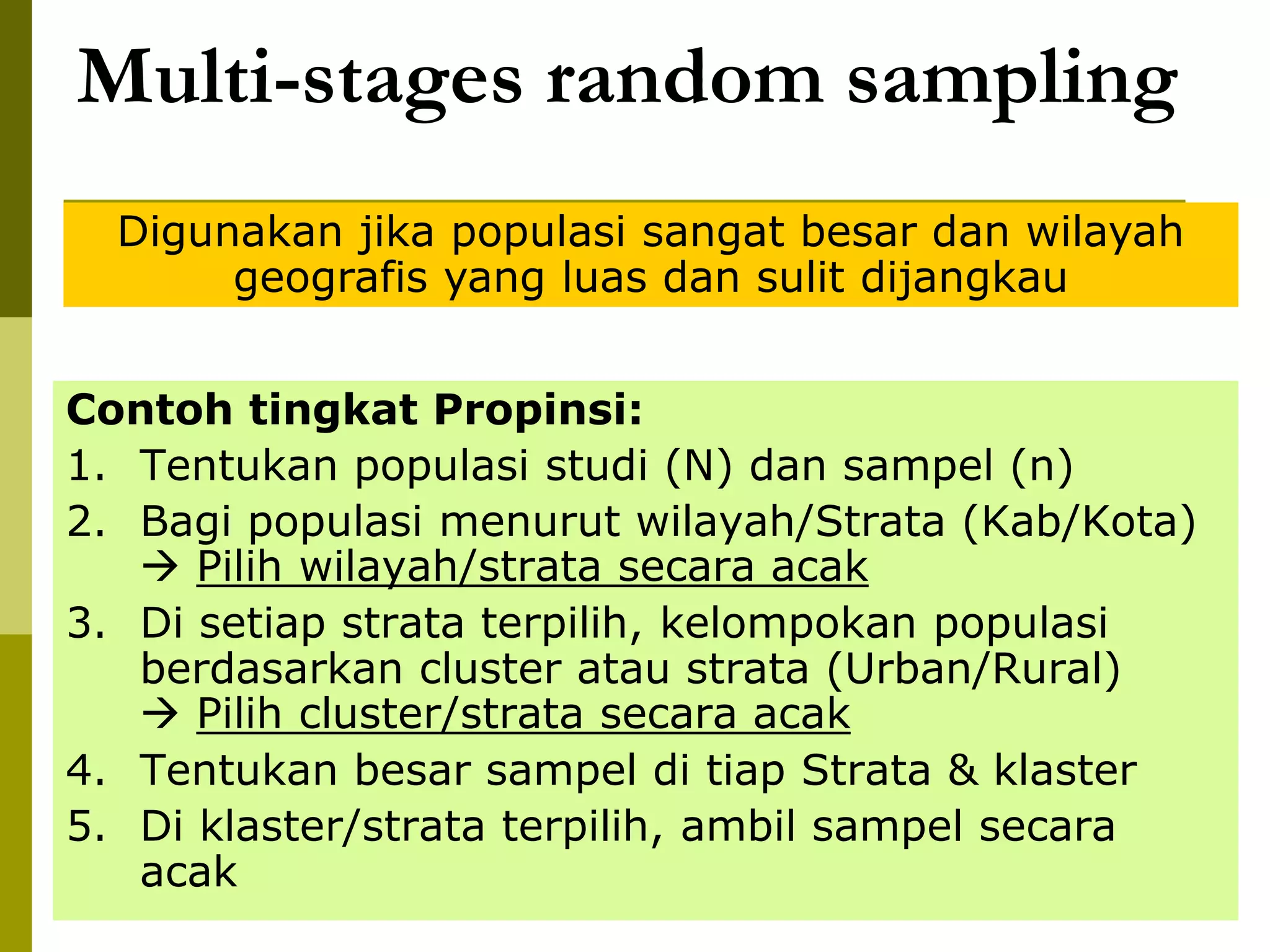 Metode pengambilan sampel.ppt