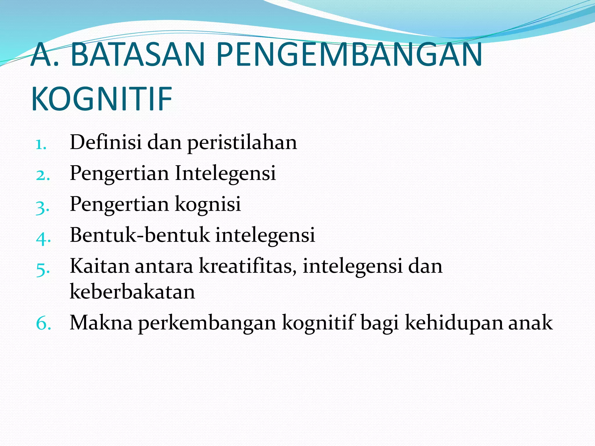 PETA KONSEP METODE PENGEMBANGAN KOGNITIF MODUL 1 | PPTX