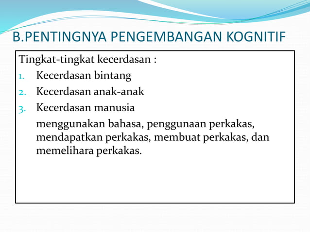 PETA KONSEP METODE PENGEMBANGAN KOGNITIF MODUL 1 | PPTX