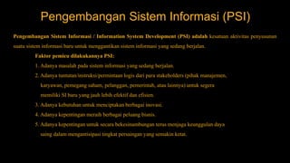Information System Development | PPTX