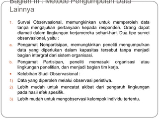 BAB 10 Metode pengumpulan data | PPTX