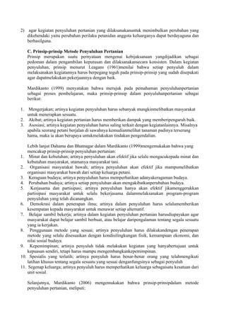 Metode penyuluhan partisipatif | PDF