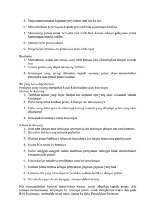 Metode penyuluhan partisipatif | PDF
