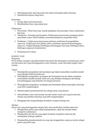 Metode penyuluhan partisipatif | PDF
