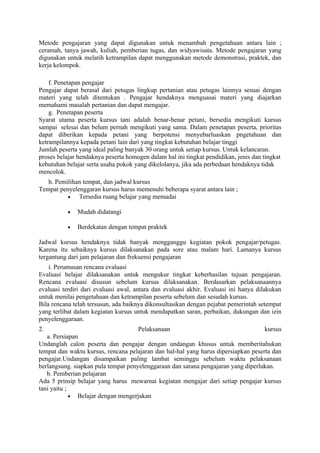 Metode penyuluhan partisipatif | PDF