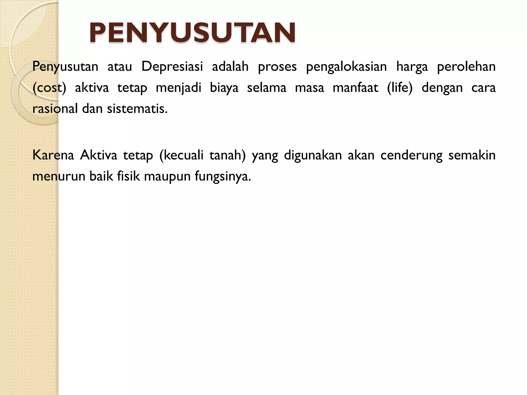 Metode Penyusutan Ppt