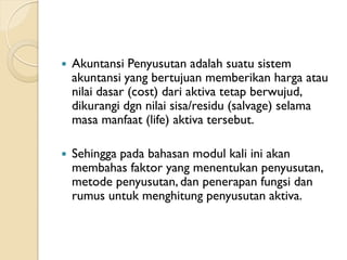 Metode penyusutan | PDF