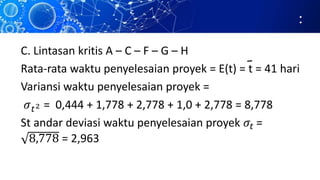 METODE PERT (PROGRAM EVALUATION DAN REVIEW TECHNIQUE).pptx