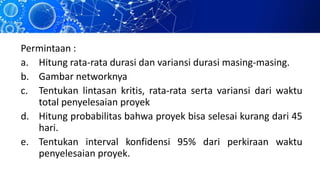 METODE PERT (PROGRAM EVALUATION DAN REVIEW TECHNIQUE).pptx
