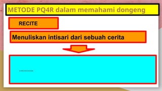 Bahasa Indonesia tentang Metode PQ4R kelas 3 sd | PPTX