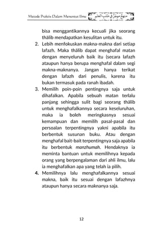 Metode Praktis Dalam Menuntut Ilmu.pdf