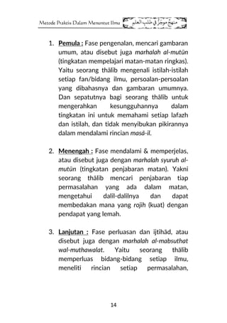 Metode Praktis Dalam Menuntut Ilmu.pdf