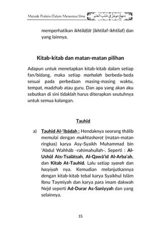 Metode Praktis Dalam Menuntut Ilmu.pdf